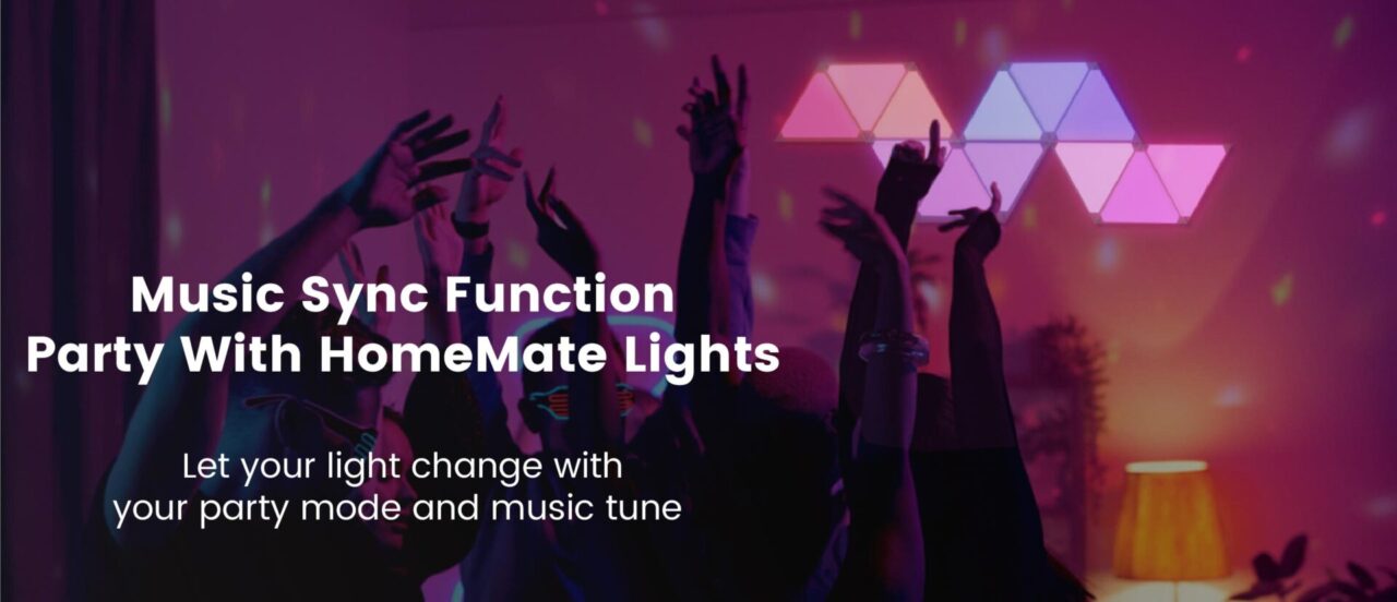 Smart Triangle RGB LED Wall Light Panels - HomeMate