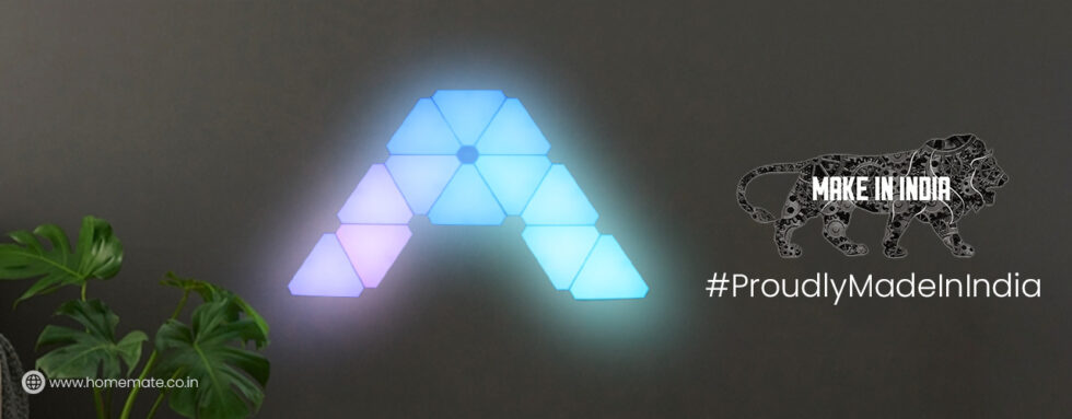 Smart Triangle RGB LED Wall Light Panels - HomeMate